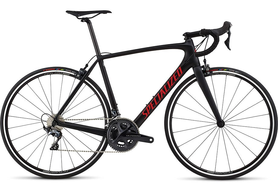Specialized tarmac men sl5 comp black/gloss flo red/clean 52 ...