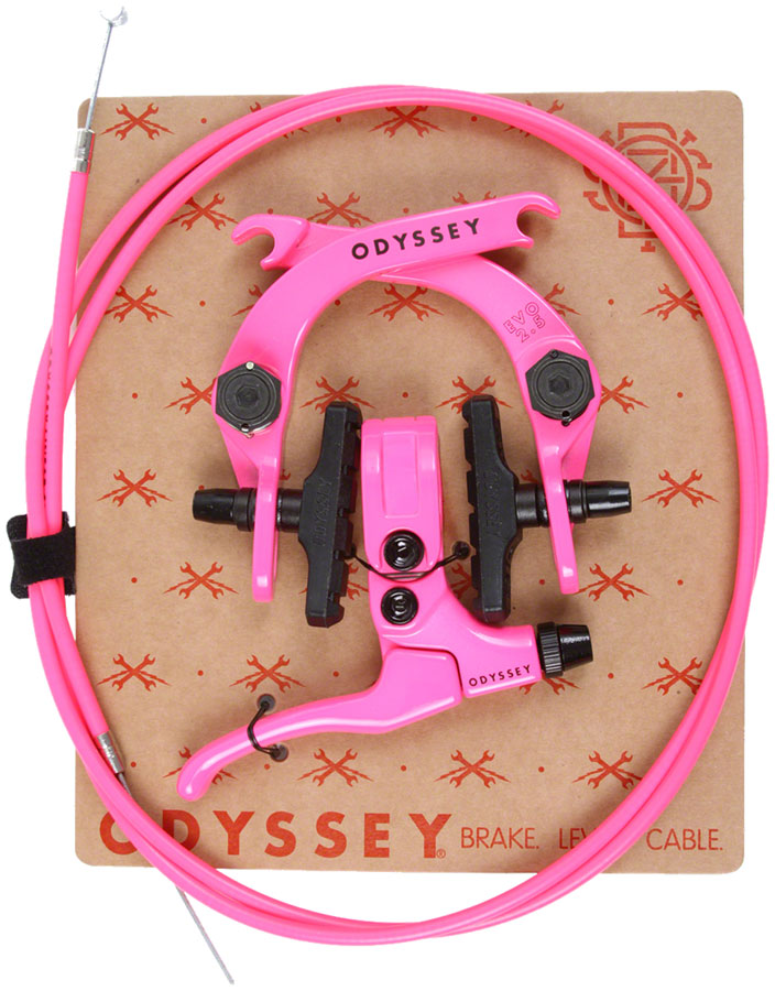 Odyssey Evo 2.5 U-Brake Kit - Hot Pink – FirstFlightBikes