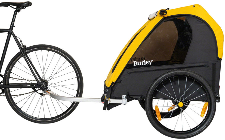 Burley Bee Child Trailer - Double Yellow – FirstFlightBikes