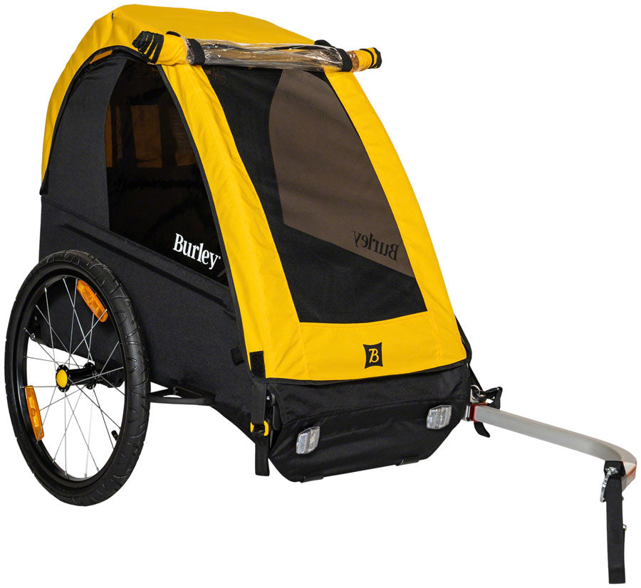 Burley Bee Child Trailer - Single Yellow – FirstFlightBikes