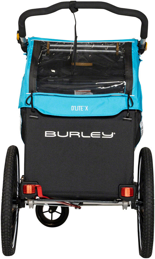 Burley DLite X Child Trailer - Single Aqua – FirstFlightBikes