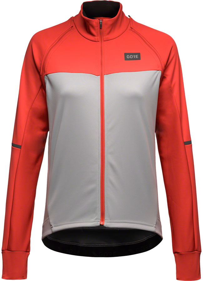 Gorewear Phantom Jacket - Lab Gray/Fireball Womens Large – FirstFlightBikes