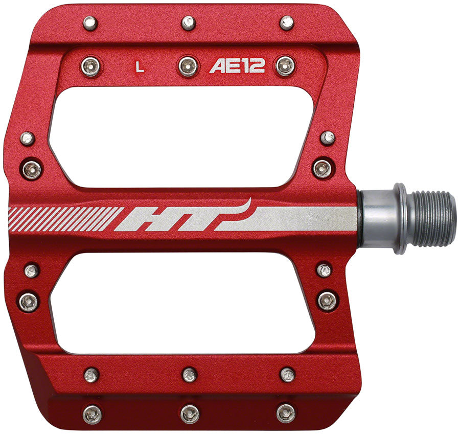 HT Components AE12 Pedals - Platform Aluminum 9/16" Red – FirstFlightBikes