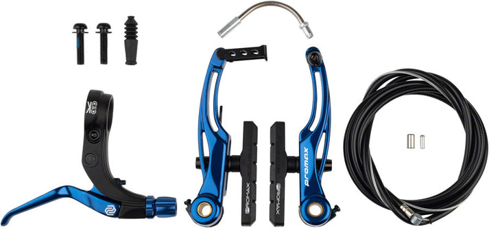 Promax P-1/Click V-Point Linear Pull Brake Kit - 108mm Blue ...