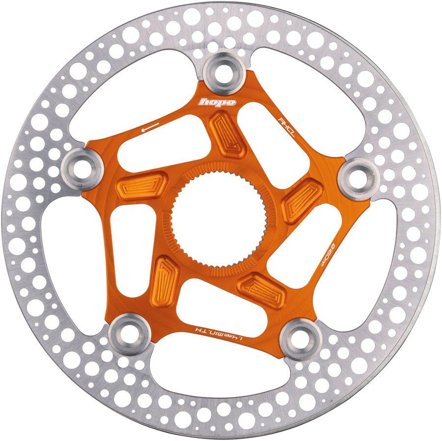 Hope RX Disc Rotor - 160mm Center-Lock Orange – FirstFlightBikes
