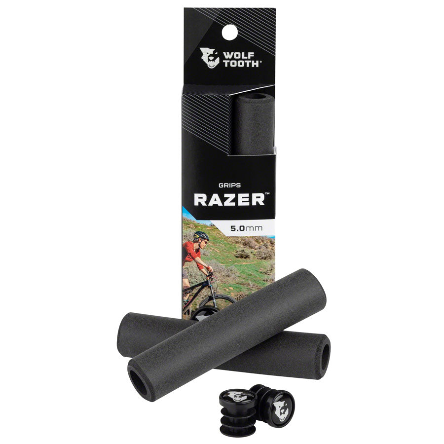 Wolf Tooth Razer Grips - Black – FirstFlightBikes