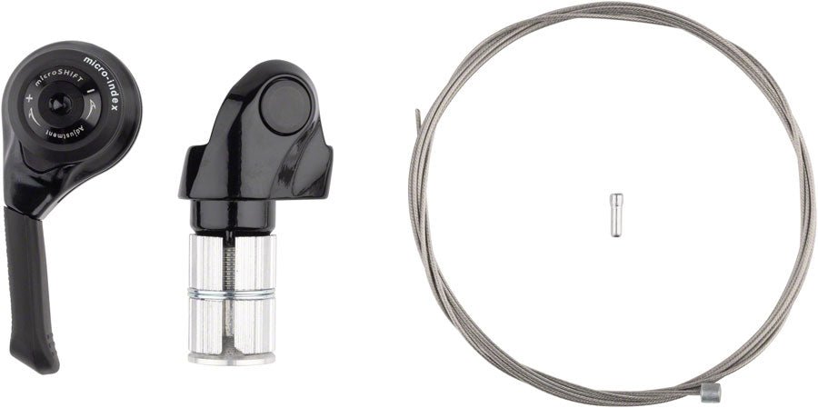 microSHIFT Left Bar End Mountain Shifter - Double/Triple Friction Shim ...