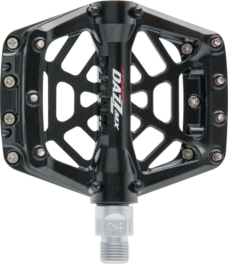 Tioga DAZZ MX Pedals - Platform Aluminum 9/16" Black – FirstFlightBikes