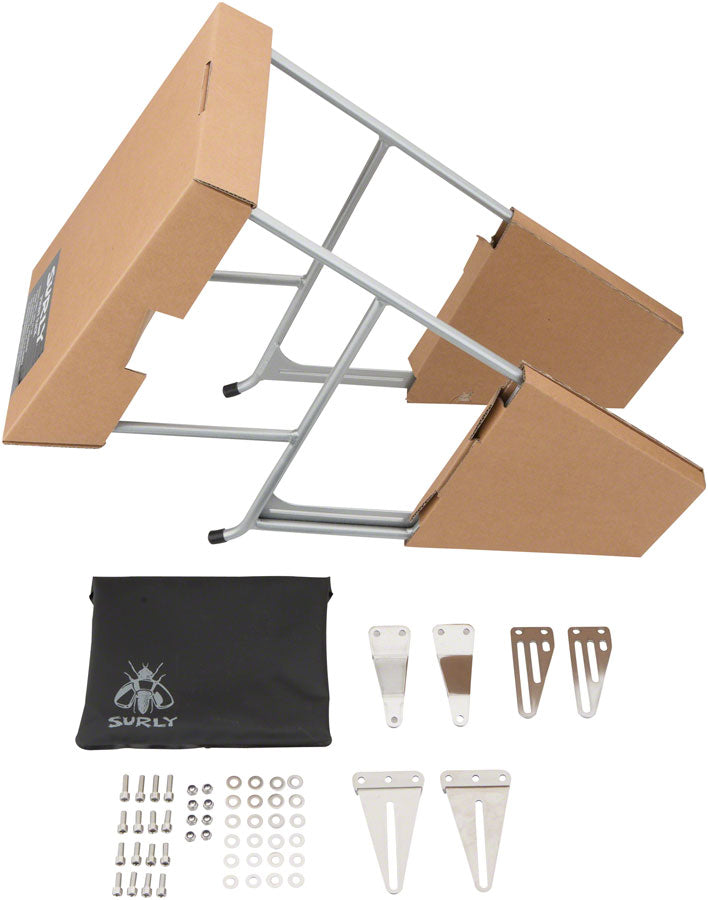 Surly CroMoly Front Rack 2.0: Silver – FirstFlightBikes