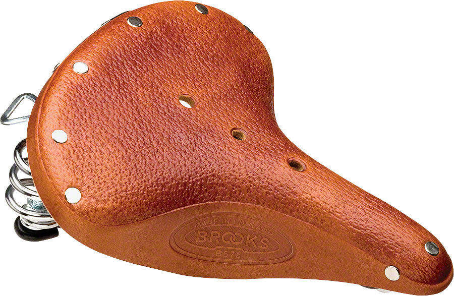 Brooks B67 Saddle - Steel Honey Womens – FirstFlightBikes