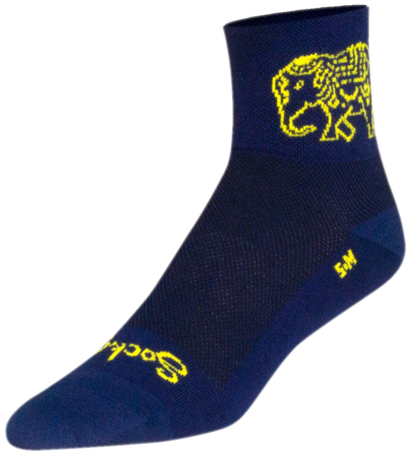 SockGuy Classic Henna Socks - 3" Blue Small/Medium – FirstFlightBikes