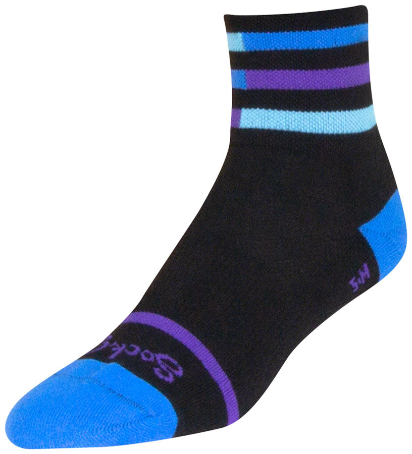 SockGuy Classic Royalty Socks - 3" Black Large/X-Large – FirstFlightBikes