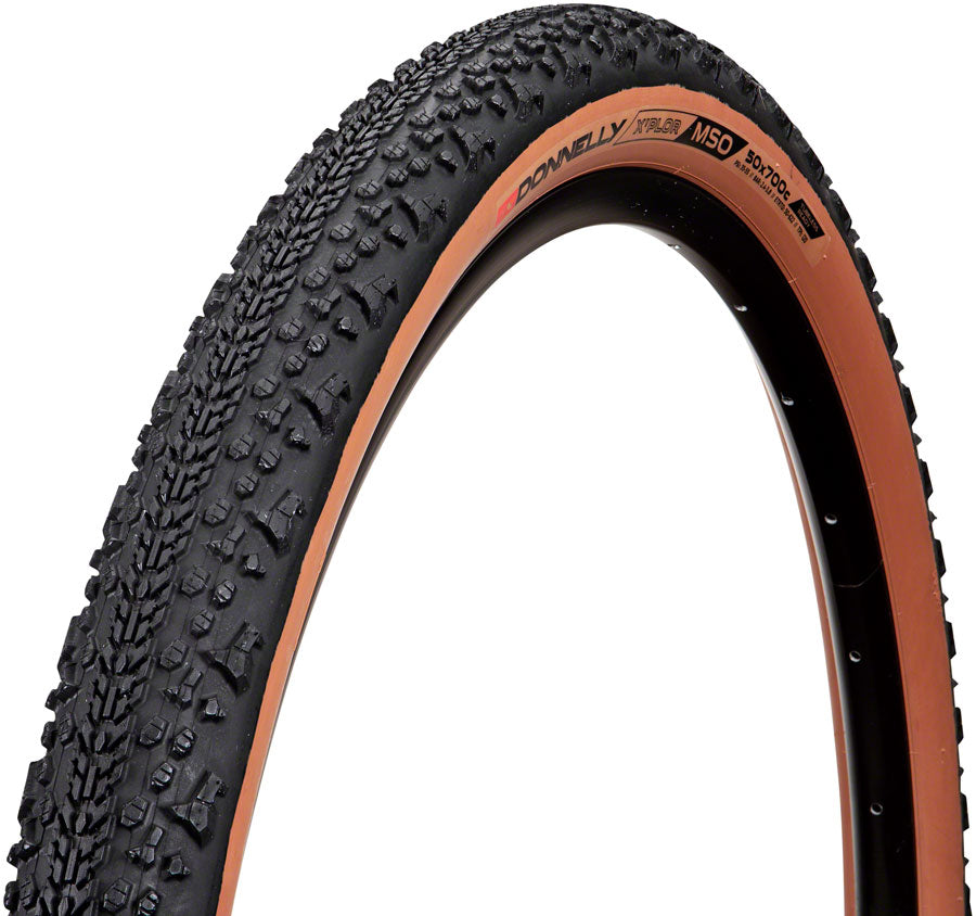 Donnelly Sports XPlor MSO Tire - 700 x 50 Tubeless Folding Black/Tan – FirstFlightBikes