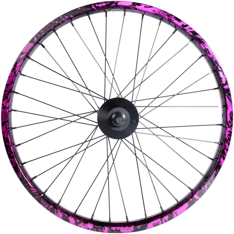 Salt EX Rear Wheel - 20" Black/Purple Splatter LHD – FirstFlightBikes