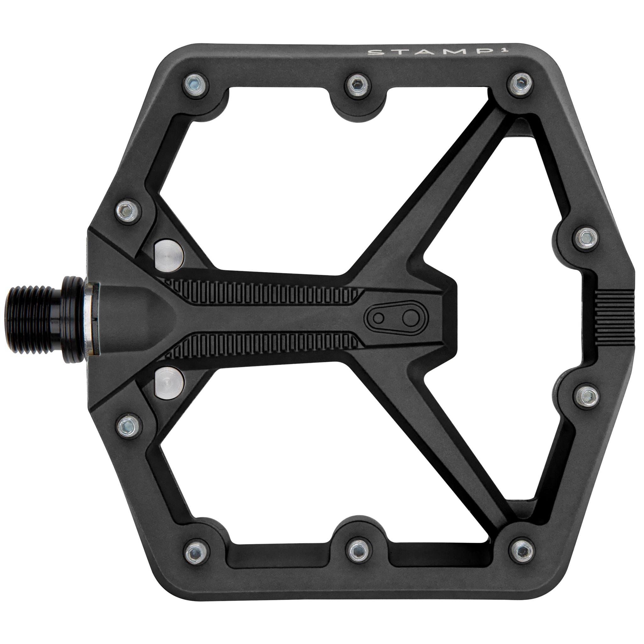 Crankbrothers Stamp 1 Gen 2 Pedals - Platform Composite 9/16" Black La ...